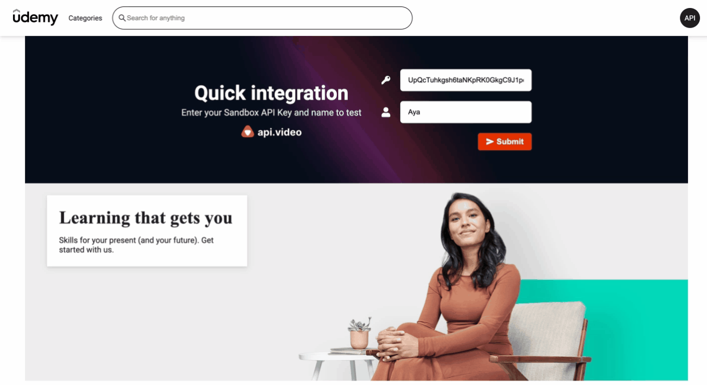 Blog | How to create a Udemy-like learning platform | api.video